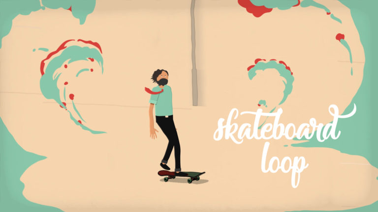 Skateboard loop - Lost Marble animated explainer video company